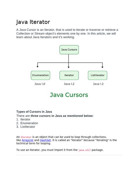 Java Iterator 1 Pdf