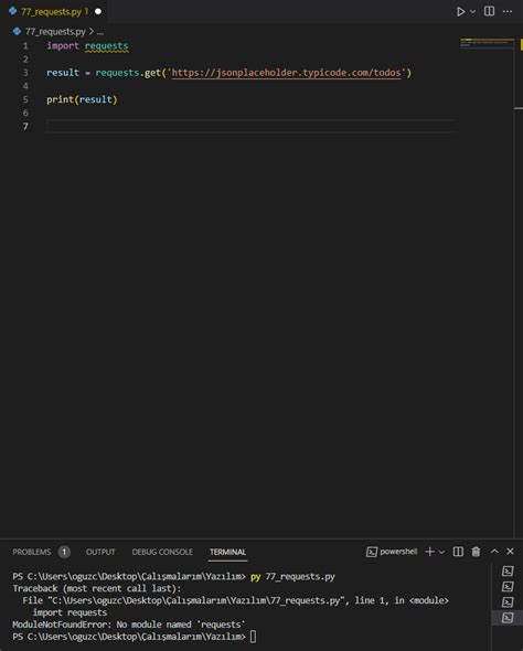 Modulenotfounderror Hatası Python Yazbel Forumu