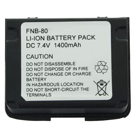 Yaesu pil FNB-58, FNB-58Li, FNB-80, FNB-80Li, 7.4 volt 1400mAh için ...