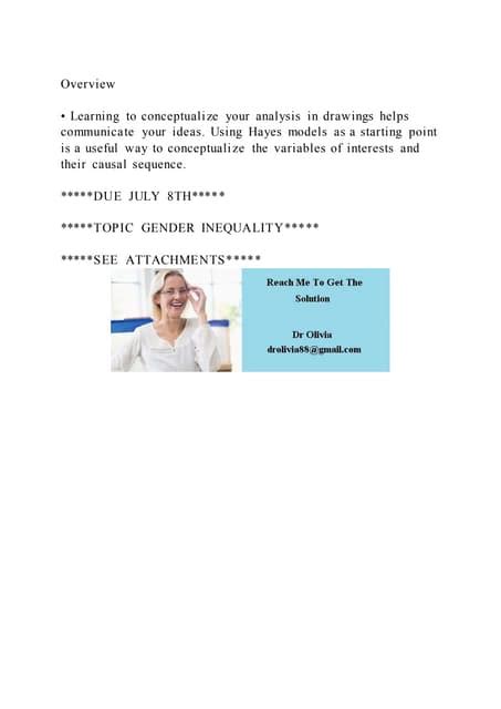 Overview• Learning To Conceptualize Your Analysis In Drawings He Pdf