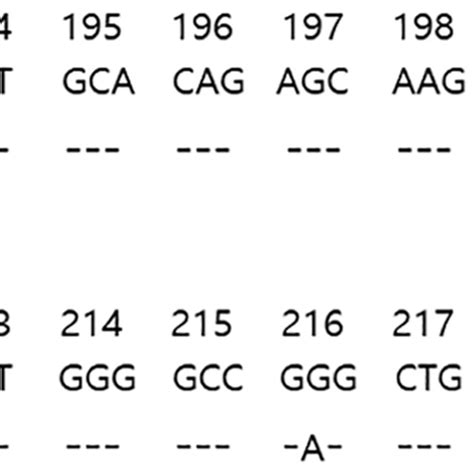 alignment of the sequence of exon 4 of hla‐drb1 04 01 01 01 with the