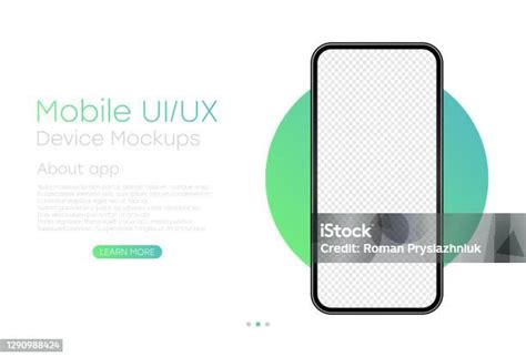 빈 투명 스크린스마트폰 인포그래픽 또는 프레젠테이션을 위한 프레임리스 사실적인 휴대폰 템플릿입니다 웹 사이트 페이지에 대한