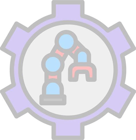 Robot Arm Vector Icon Design 16909691 Vector Art At Vecteezy
