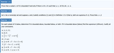Solved Please Explain Each Step Exercise 151prove That A