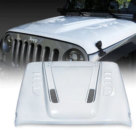 Jeep Wrangler Jk Fiberglass Hood Transformer Series Skull Krushers