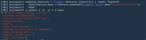 question is there a way to efficiently retrieve all enabled features