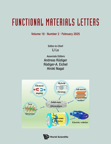 Functional Materials Letters Vol 18 No 02