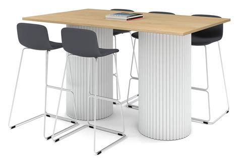 Baobab Circular Base Counter Rectangle Table 1800l X 800w Jasonl