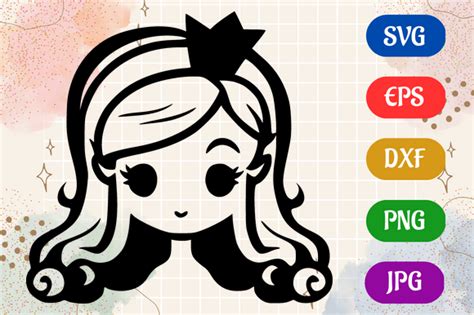 Princess Graphic By Creative Oasis · Creative Fabrica