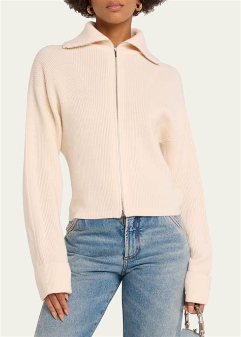 Derek Lam 10 Crosby Armanda Zip Front Wool Sweater Bergdorf Goodman