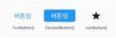 [flutter] 위젯 글자 아이콘 네모박스 버튼
