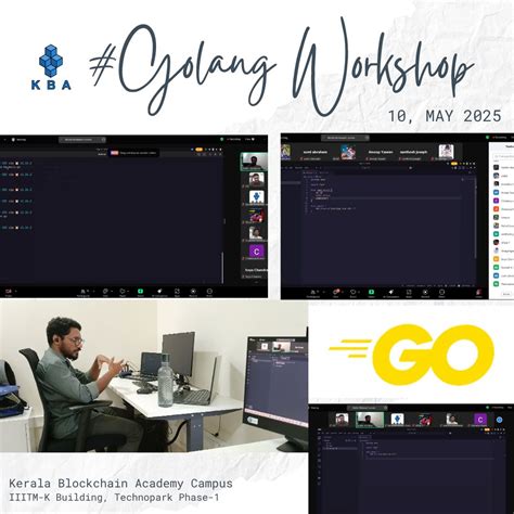 Sharing A Snapshot From Our Weekend Special Golang Workshop Held At Sharing A Snapshot From Our Weekend Special Golang Workshop Held At