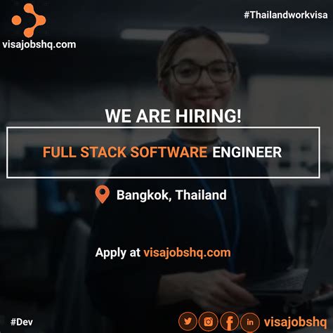 Urgently Hiring Full Stack Software Engineer In Thailand Relocate With