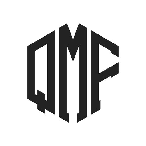 Premium Vector Qmf Logo Design Initial Letter Qmf Monogram Logo Using