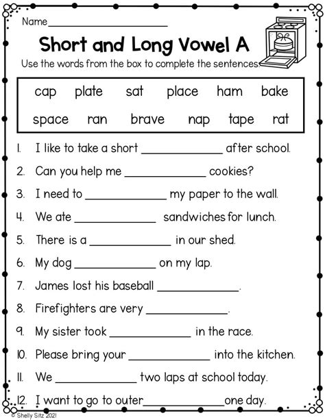 Long I With Silent E Worksheets