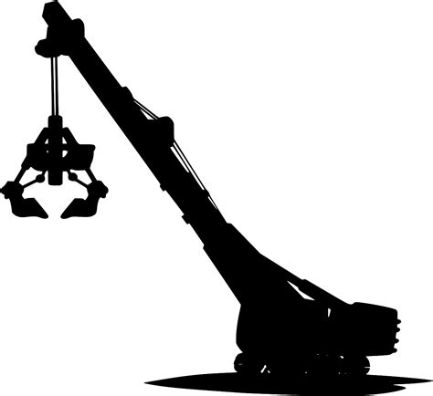 Svg 대지 무거운 장비 기중기 무료 Svg 이미지 및 아이콘 Svg Silh