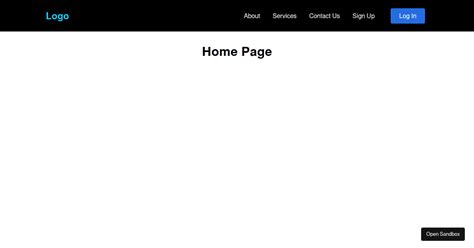 Navbar Designs Codesandbox