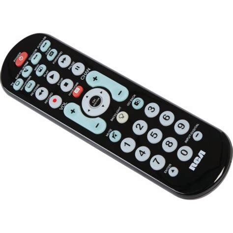 Rca 4 Device Universal Black Big Button Remote Control Rcrbb04gbe 1
