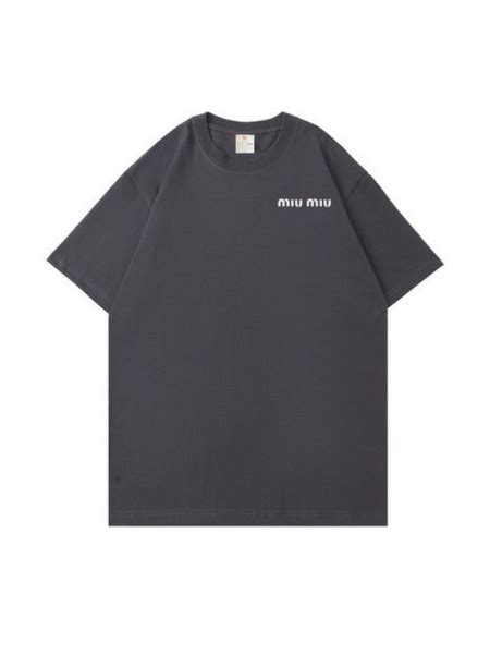 Футболка Miu Miu размер 48 цвет черный белый купить по выгодной цене в интернет магазине