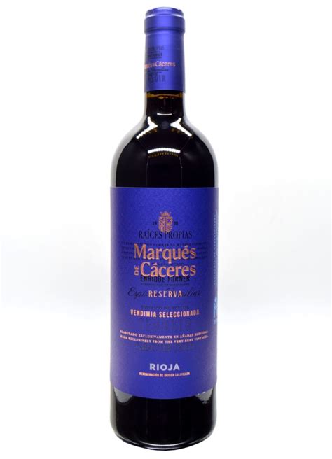 【marqués De Cáceres Reserva 2019 】 Vinos Baco