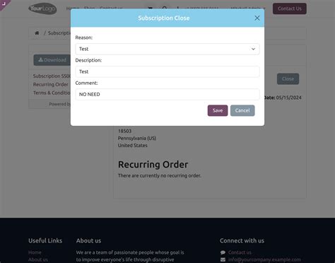 User Manual of Odoo Website Subscribe and Save | Odoo SNS