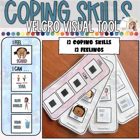 Coping Skills Visuals Classroom Behavior Tool