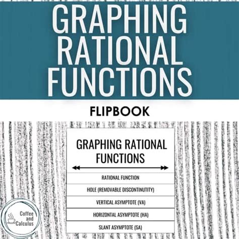 graphing rational functions flip book guided notes by coffee and calculus