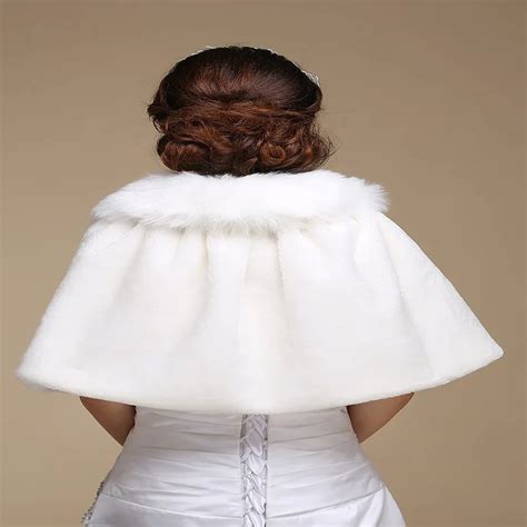 Новая шаль из искусственного меха теплая большая шаль зимняя Свадебная накидка шаль для