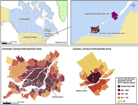 Quebec Population Map