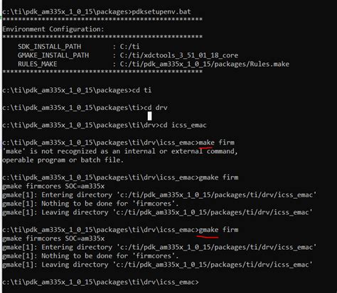 AM3358 ICSS EMAC Firmware Build Processors Forum Processors TI E2E Support Forums