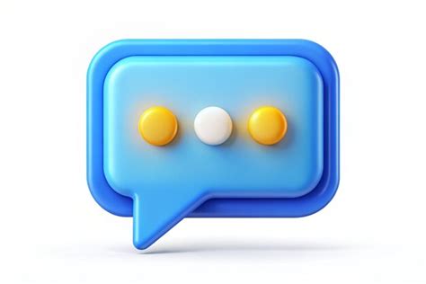 3d Reminder Illustration Speech Bubble Vector For Alert And Announcement Notifications Page