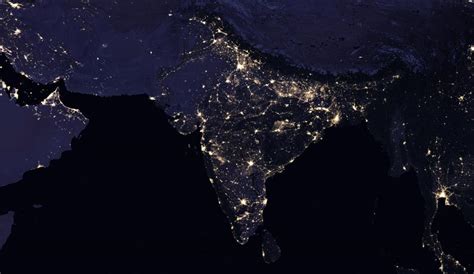 Nasa World Night Map
