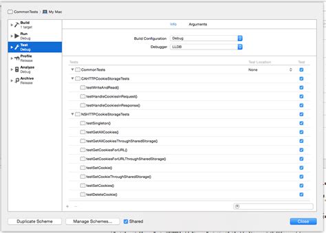 Testing Sharing Tests Between Developers Using Xcode Whats Going On