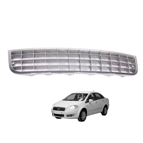 Grade Inferior Parachoque Dianteiro Fiat Linea 2009 2014 Autorizada Pecas
