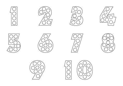 Dot Marker Number Printables Free At Kara Torres Blog