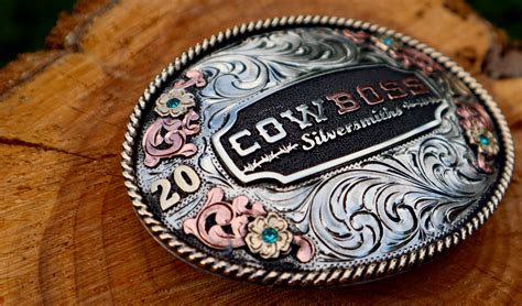 Custom Class Belt Buckles Cowboss Silversmiths