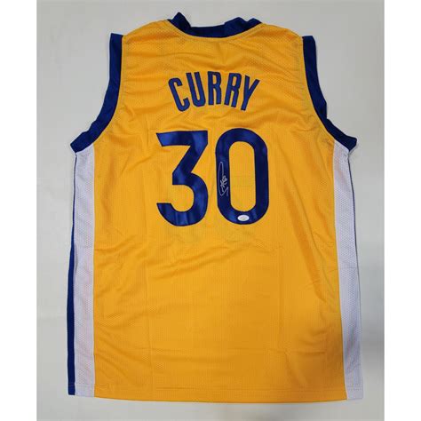 Stephen Curry Signed Jersey Jsa Pristine Auction
