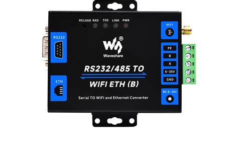 Waveshare Industrial Grade Serial Server Rs232485 To Wifi