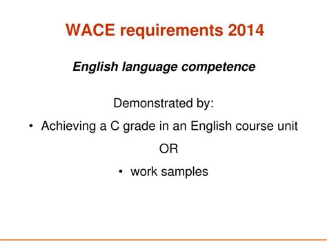 Ppt Western Australian Certificate Of Education Wace 2014
