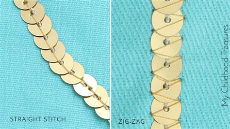How To Sew Sequin Trim Sewing Sequins By Machine TREASURIE