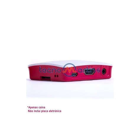 Caixa Branca E Vermelha P Raspberry Pi A Pi 3 A Oficial Raspberry Pi Tecnomartins Pt