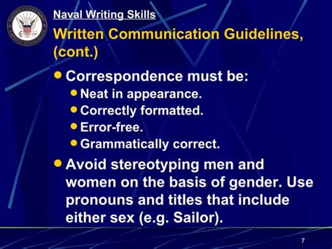 Naval Writing Skills PPT Freelance Writing Content Production