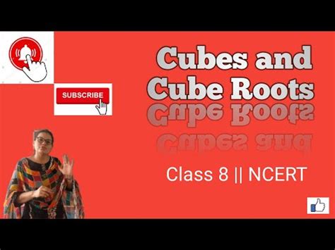 Ch Cubes And Cube Roots CLASS VIII NCERT YouTube