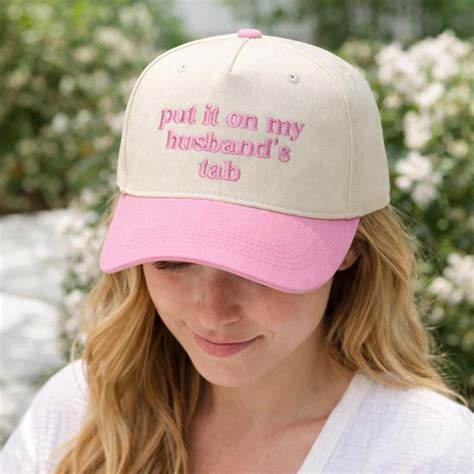 Put It On My Husbands Tab Hat Personalized Hat For Women Husband