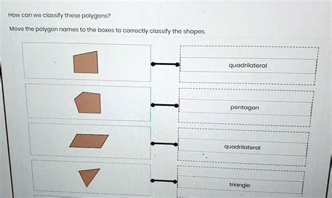 SOLVED How Can We Classify These Polygons Move The Polygon Names To The Boxes To Correctly