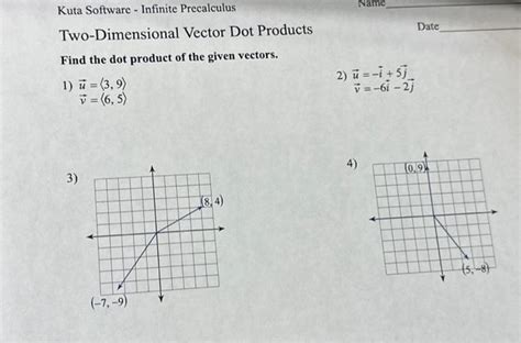 Solved Kuta Software Infinite Precalculus Two Dimensional