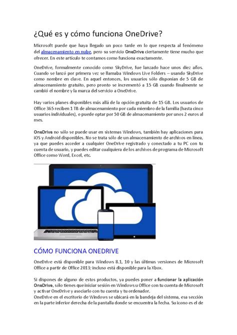 Como Funciona One Drive Dibujos Cute Para Imprimir