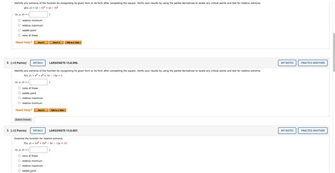 Solved Identify Any Extrema Of The Function By Recognizing