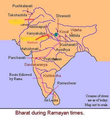 Bharat during Ramayan era. | HINDUISM AND SANATAN DHARMA