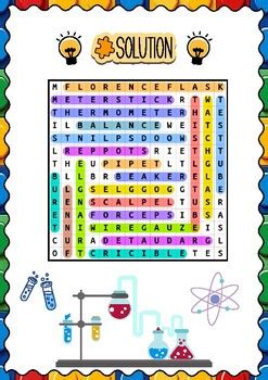 Lab Word Search Puzzle Equipment Word Search Puzzle By PrintNPlay Pavilion